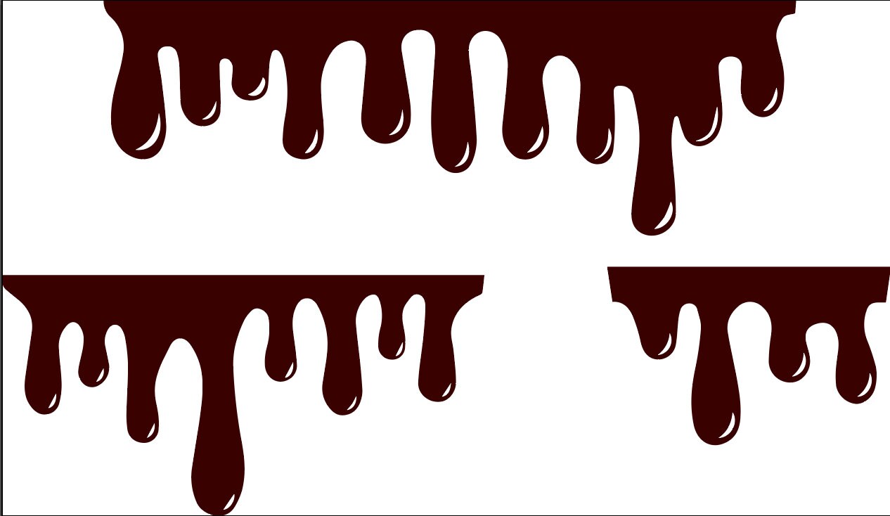 Chocolate or Paint Drips - Etsy