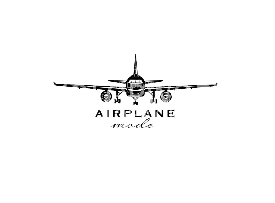 Pilot Airplane Design Svg and PNG Airplane Mode - Etsy