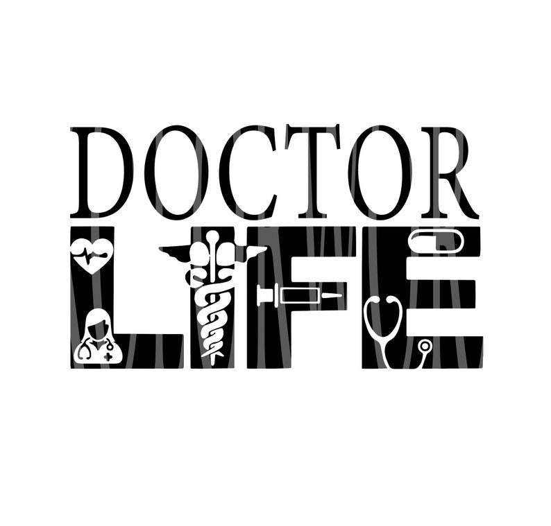 MEDICAL SVG and Png File Doctor Life MD Doctor of Medicine - Etsy