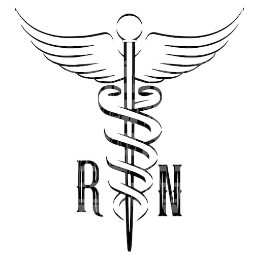 Registered Nurse RN BSN Logo and Emblem SVG Vector Svg Pdf - Etsy