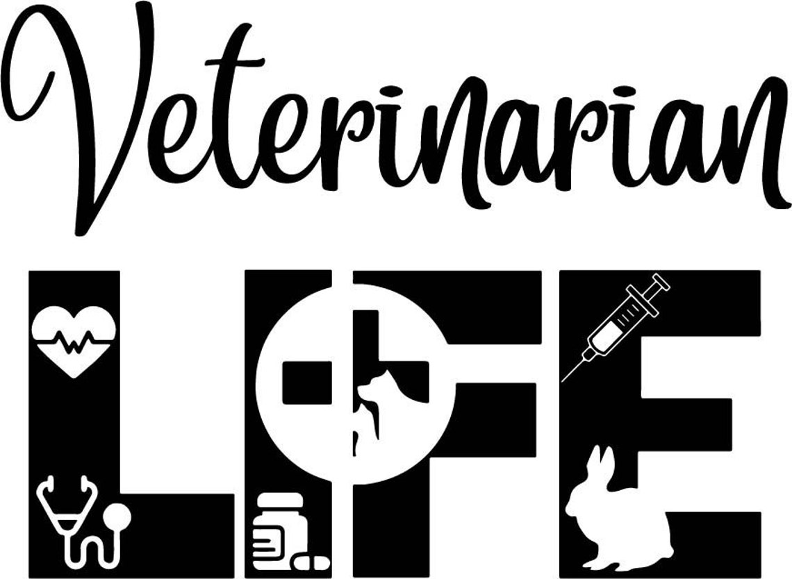 4 DIFFERENT VETERINARIAN SVG Files - Etsy
