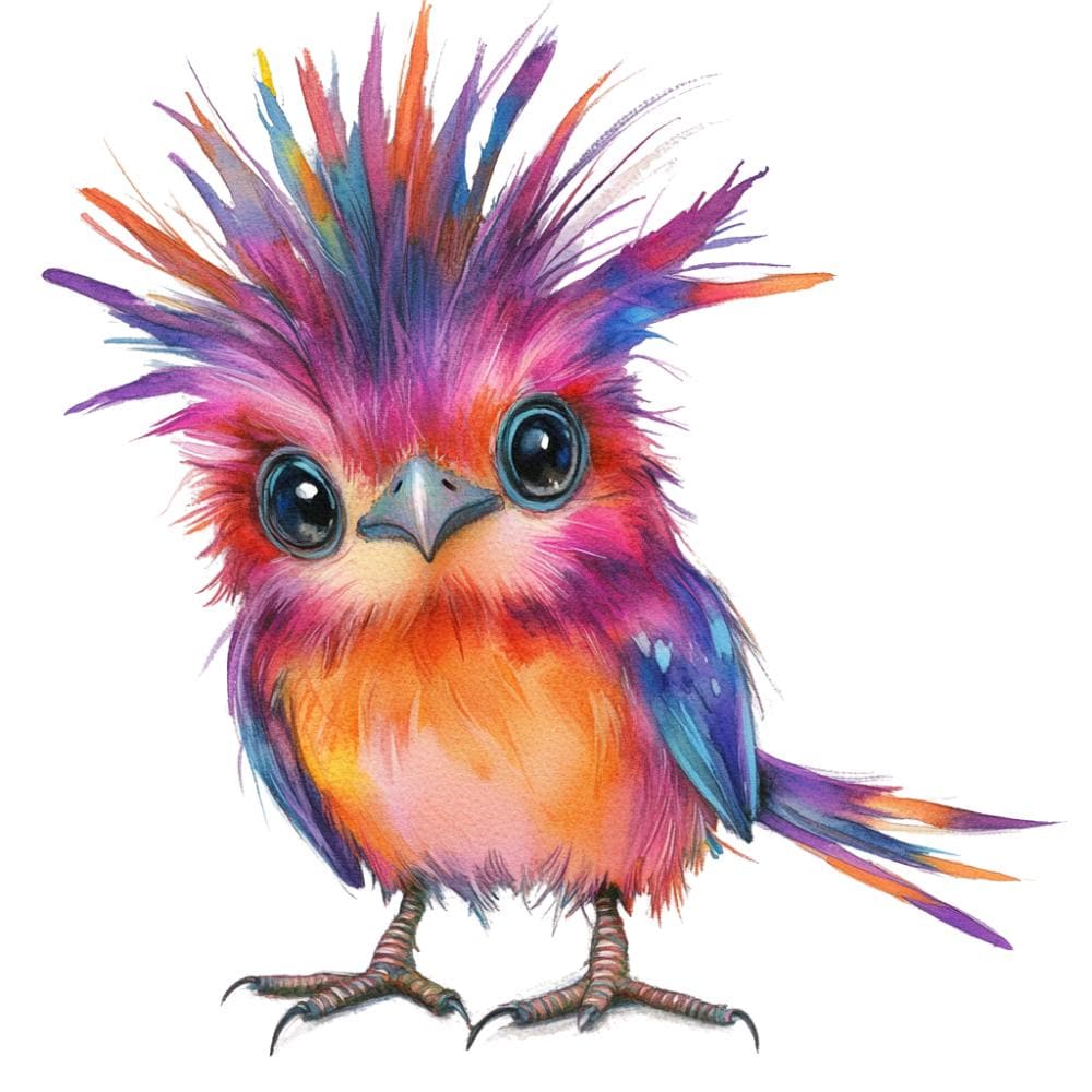 16 PNG Whimsical Birds Clipart, Funny Birds, Digital Clipart ...