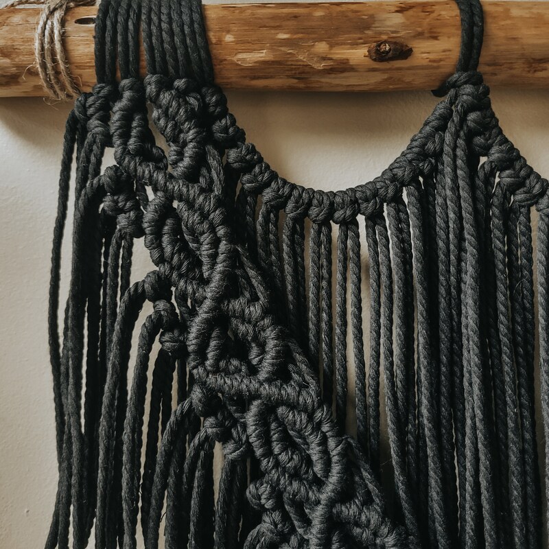 Macrame Hanging Raven - Etsy