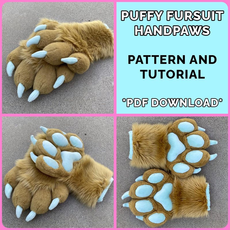 Fursuit Paws - Etsy
