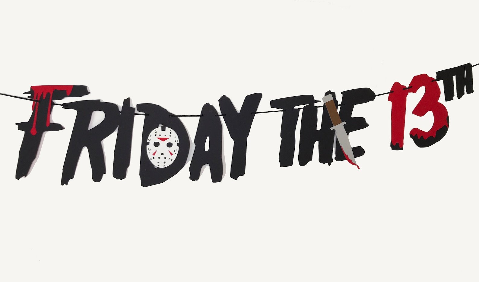 Friday the 13th Banner Horror Movie Decor - Etsy