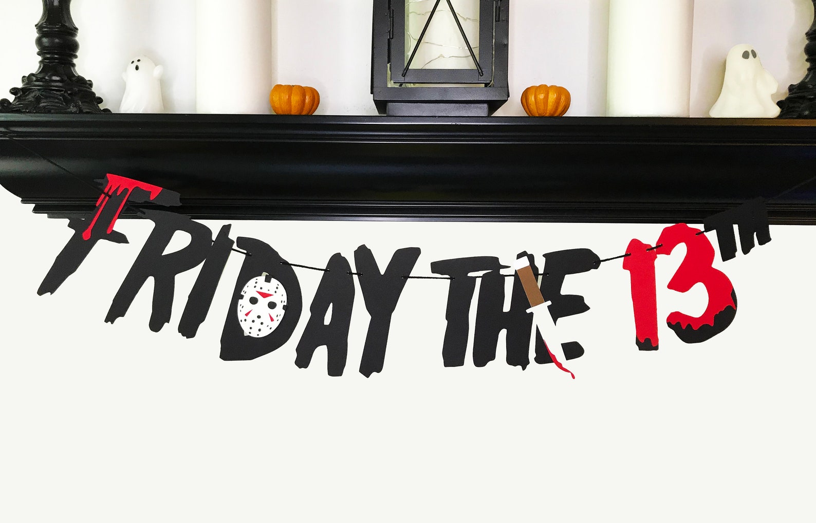 Friday the 13th Banner Horror Movie Decor | Etsy