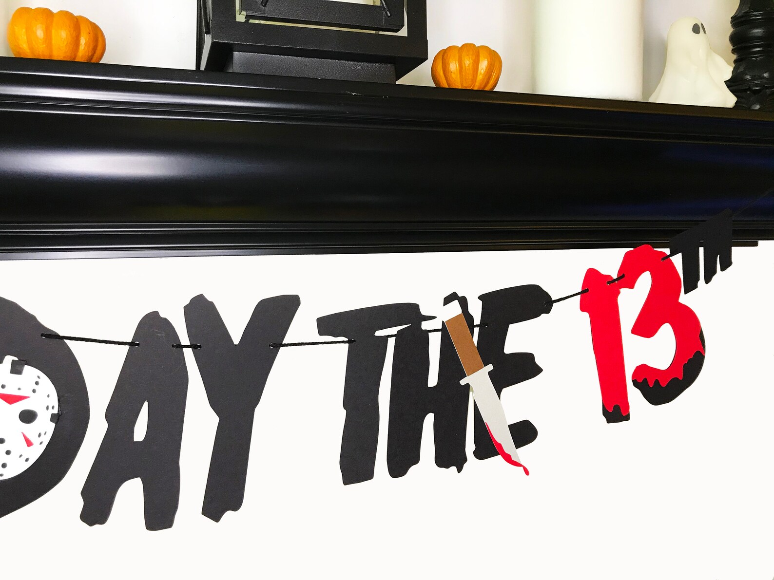 Friday the 13th Banner Horror Movie Decor | Etsy