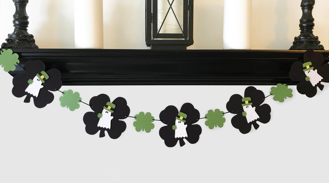 Ghosty Clovers Banner | St. Patrick's Day | Spooky St. Patrick's Day ...