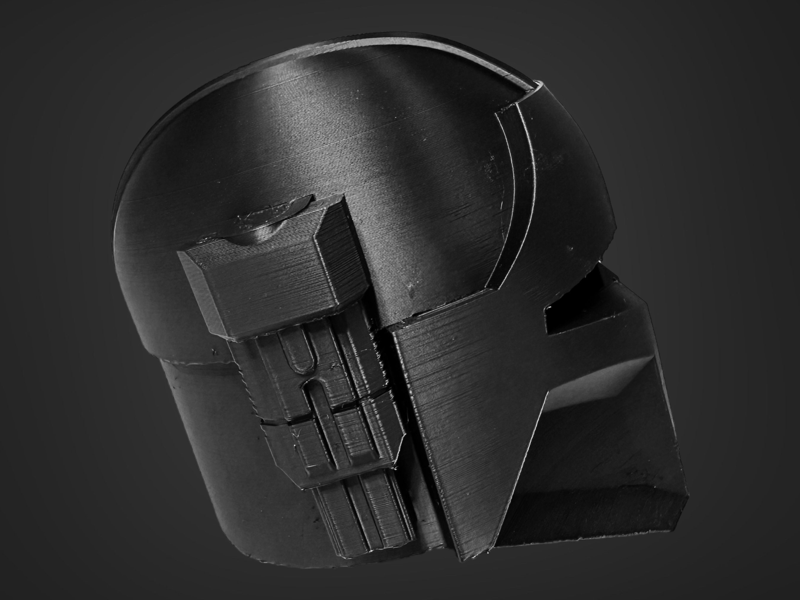 The Juggernaut A Heavy Mandalorian Helmet DIY - Etsy