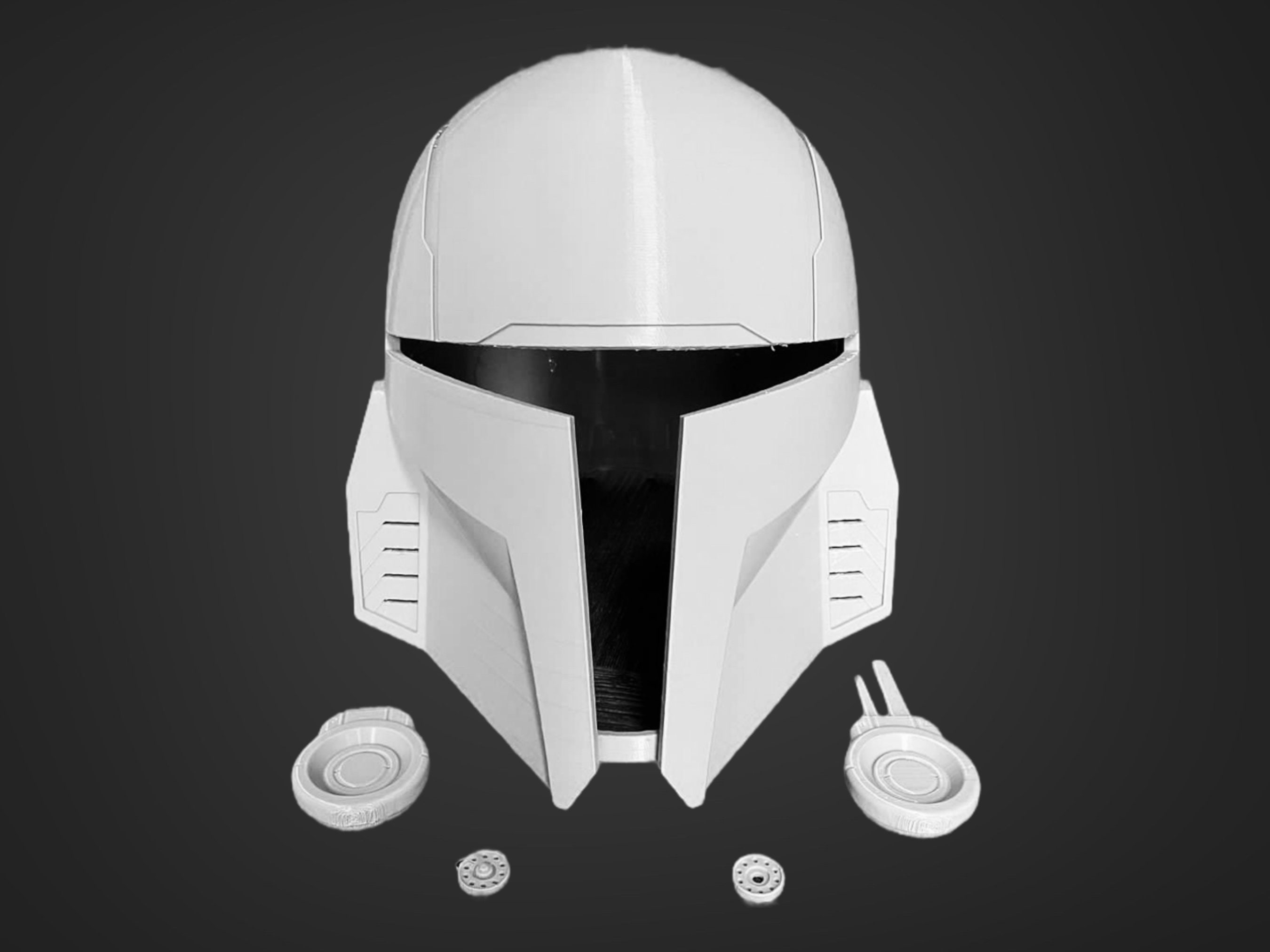 The Vanguard Mandalorian Helmet DIY - Etsy