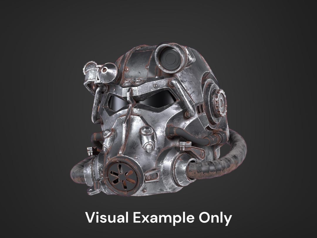 T-60 Power Armor Helmet - DIY 3D Printed - Etsy