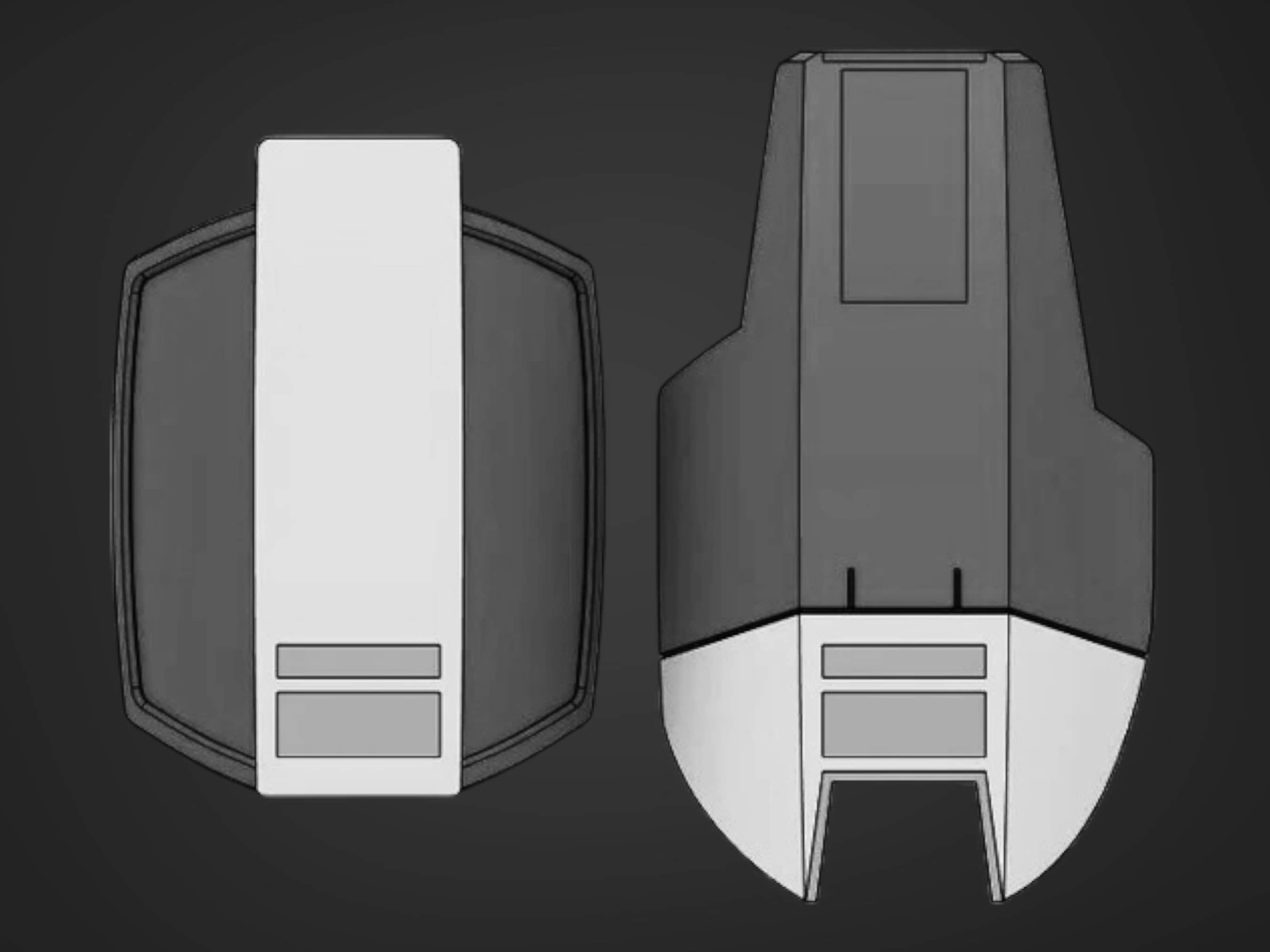 SW-H5K Mandalorian Thigh Plates Armor DIY - Etsy