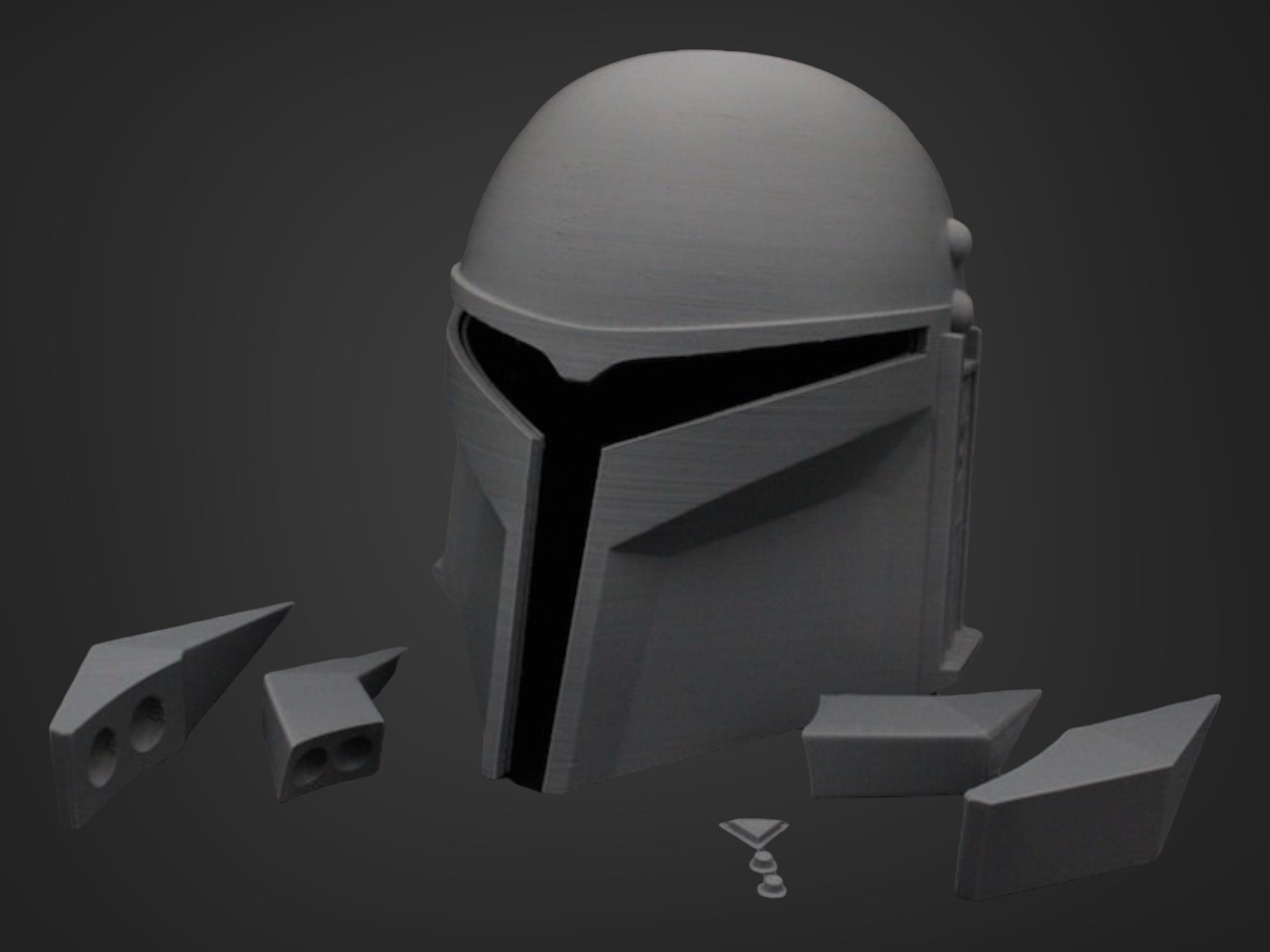 Mandalorian Gar Saxon Helmet DIY - Etsy