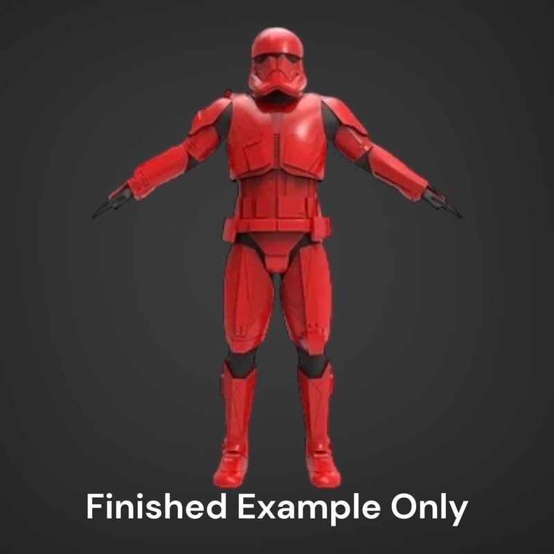 Star Trooper Sith Costume - Etsy