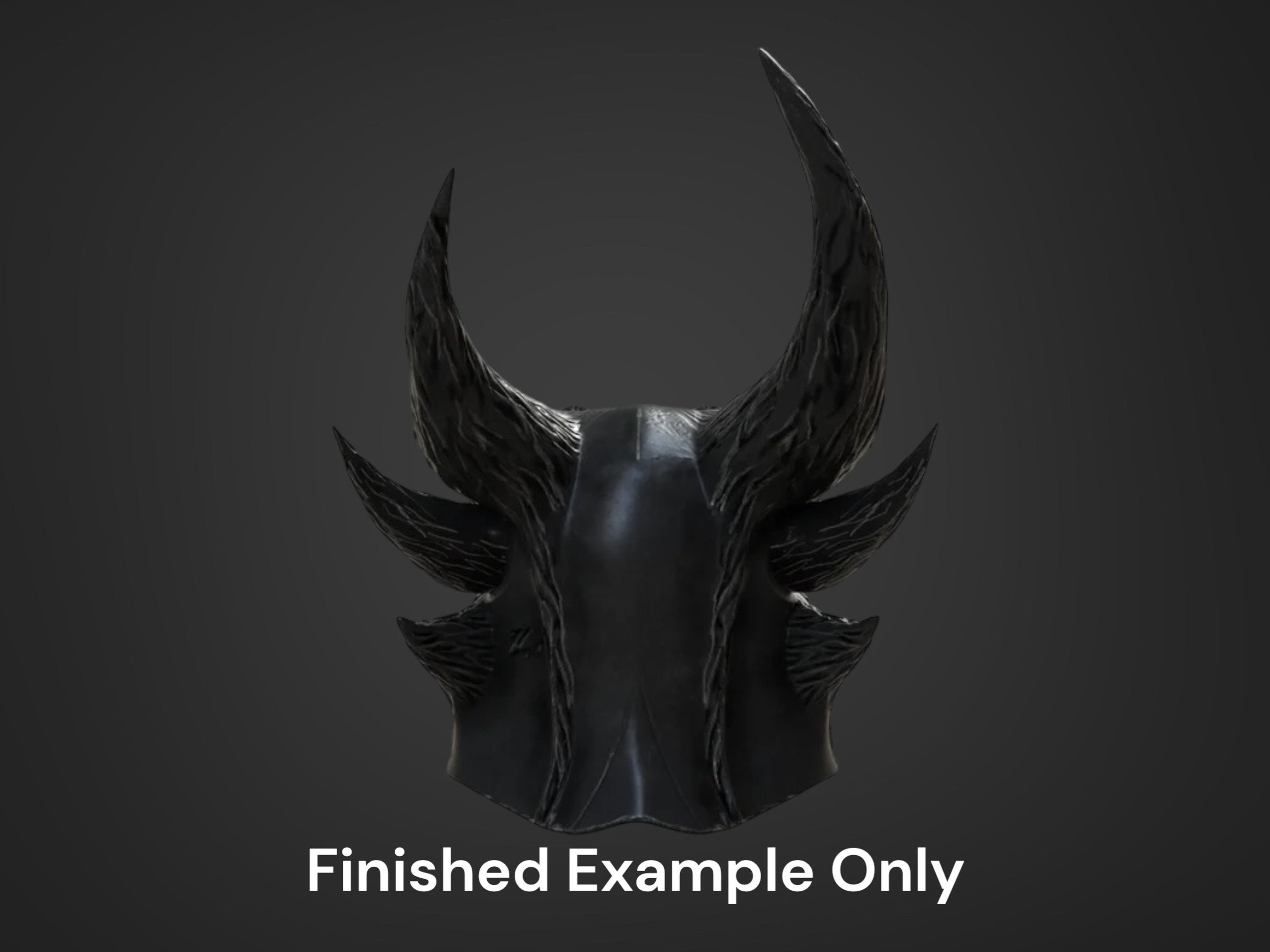 Skyrim Daedric Helmet Wallpaper