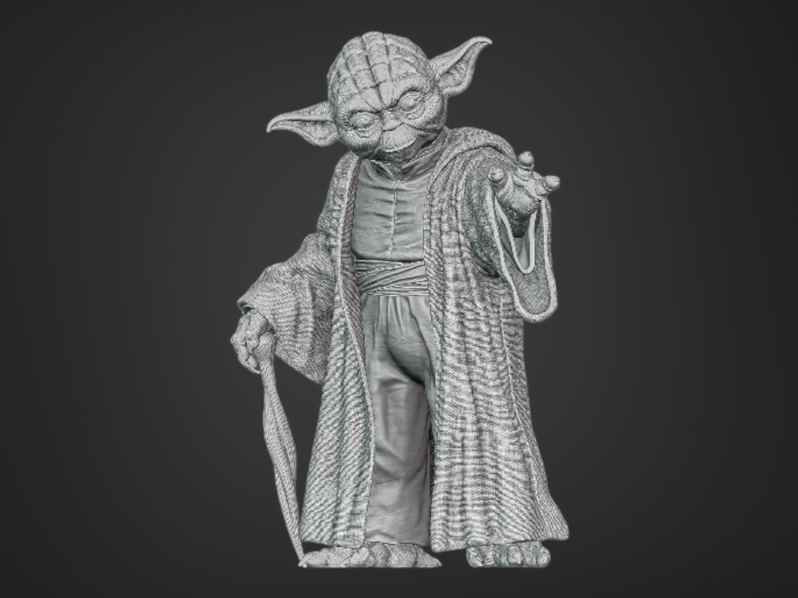 Life Sized Yoda Statue - Pose 1 - DIY - Etsy UK
