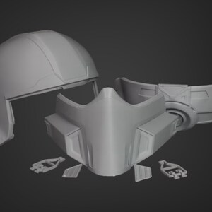 B-01 Tactical Helmet From Helldivers 2 - DIY - Etsy