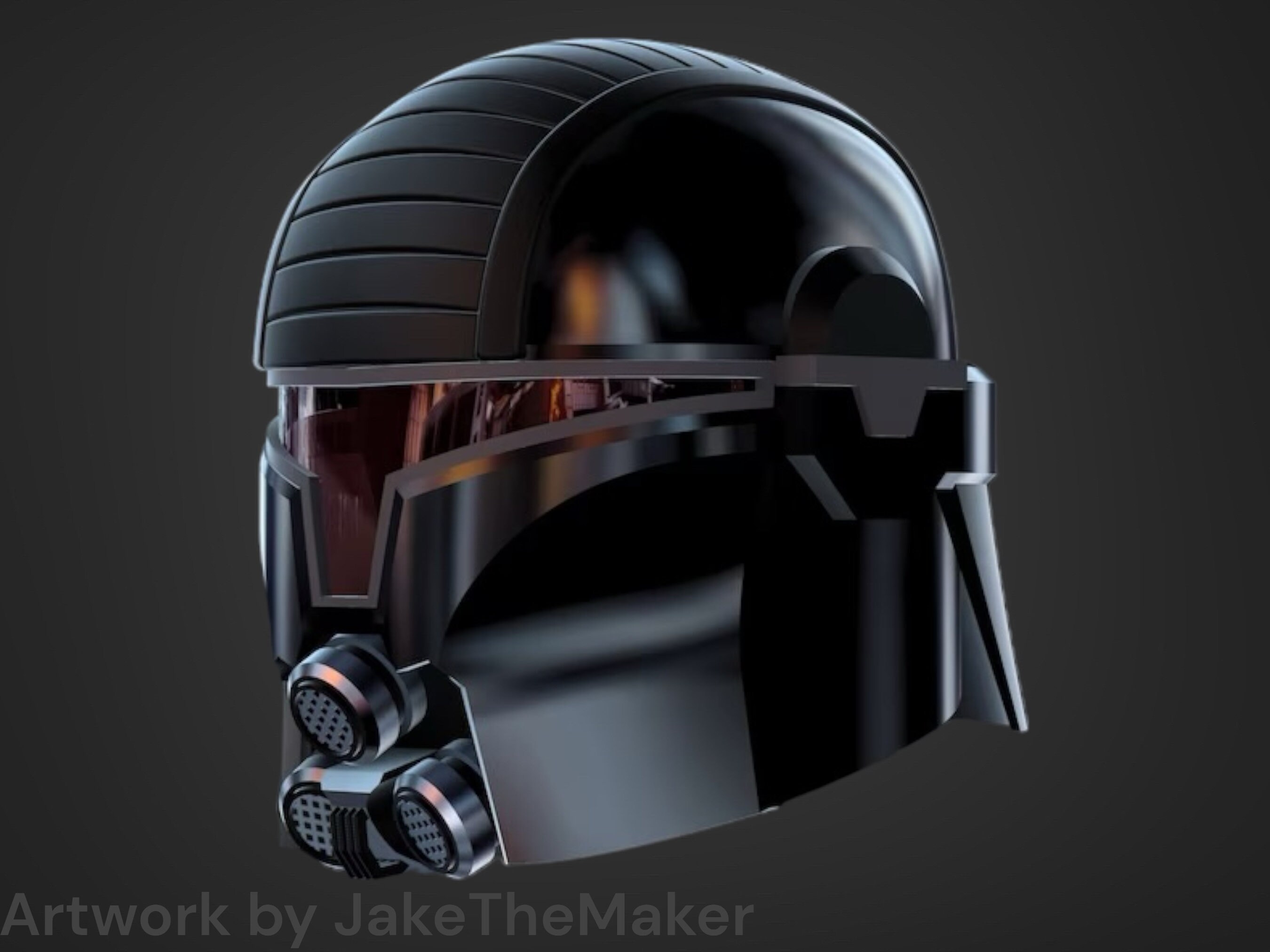 The Jedi Hunter Mandalorian Helmet DIY - Etsy