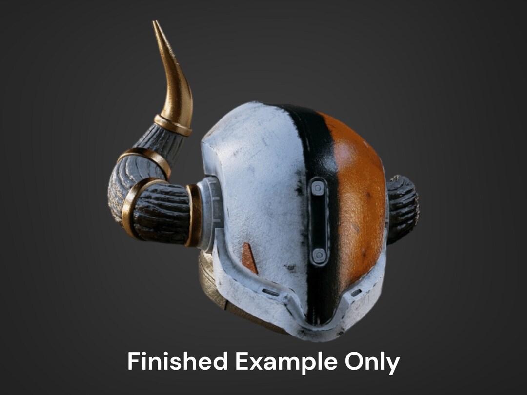Lord Shaxx Helmet From Bungie's Destiny Video Game Series DIY - Etsy