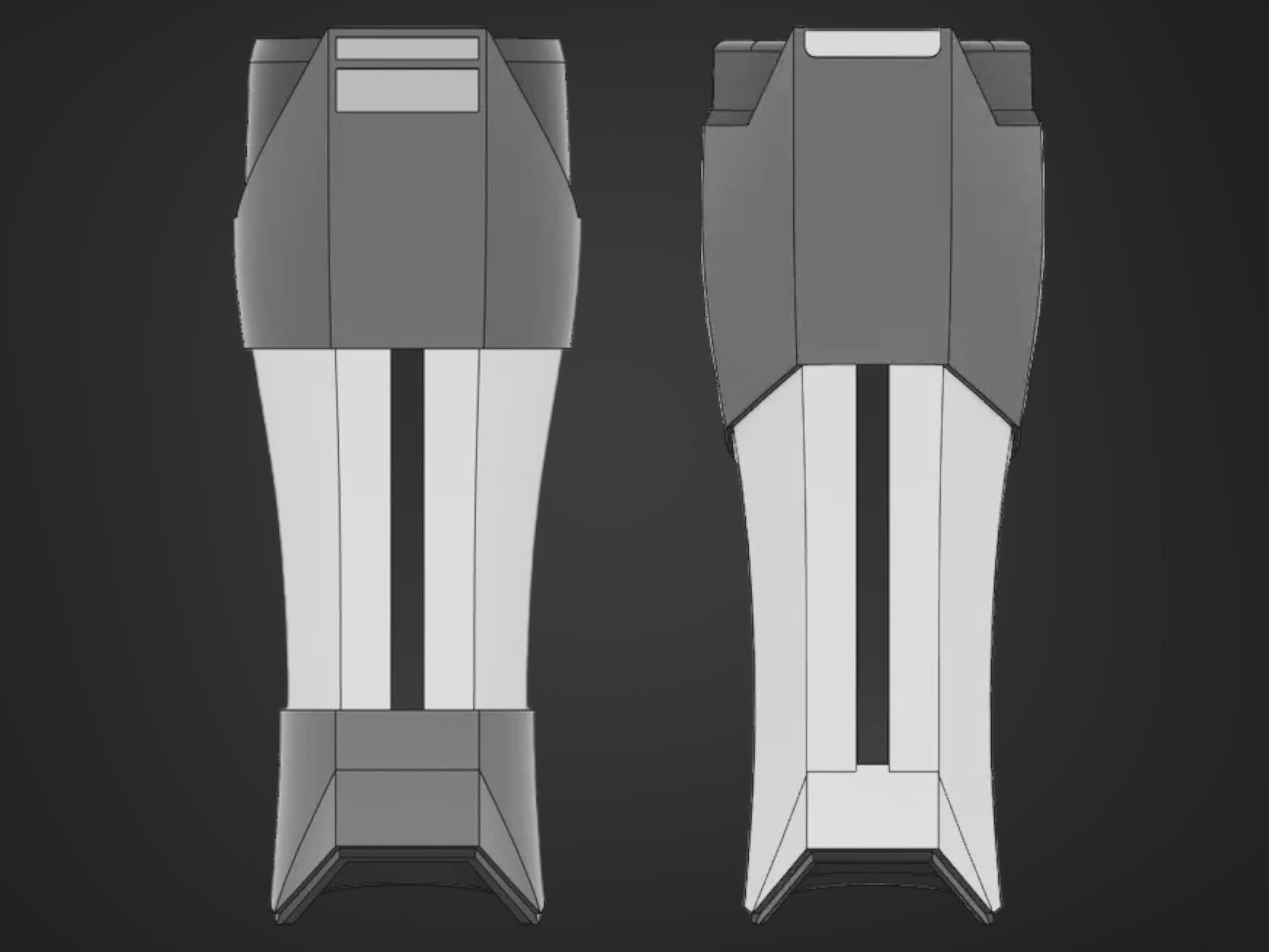 SW-H5K Mandalorian Shin Greaves Armor DIY - Etsy