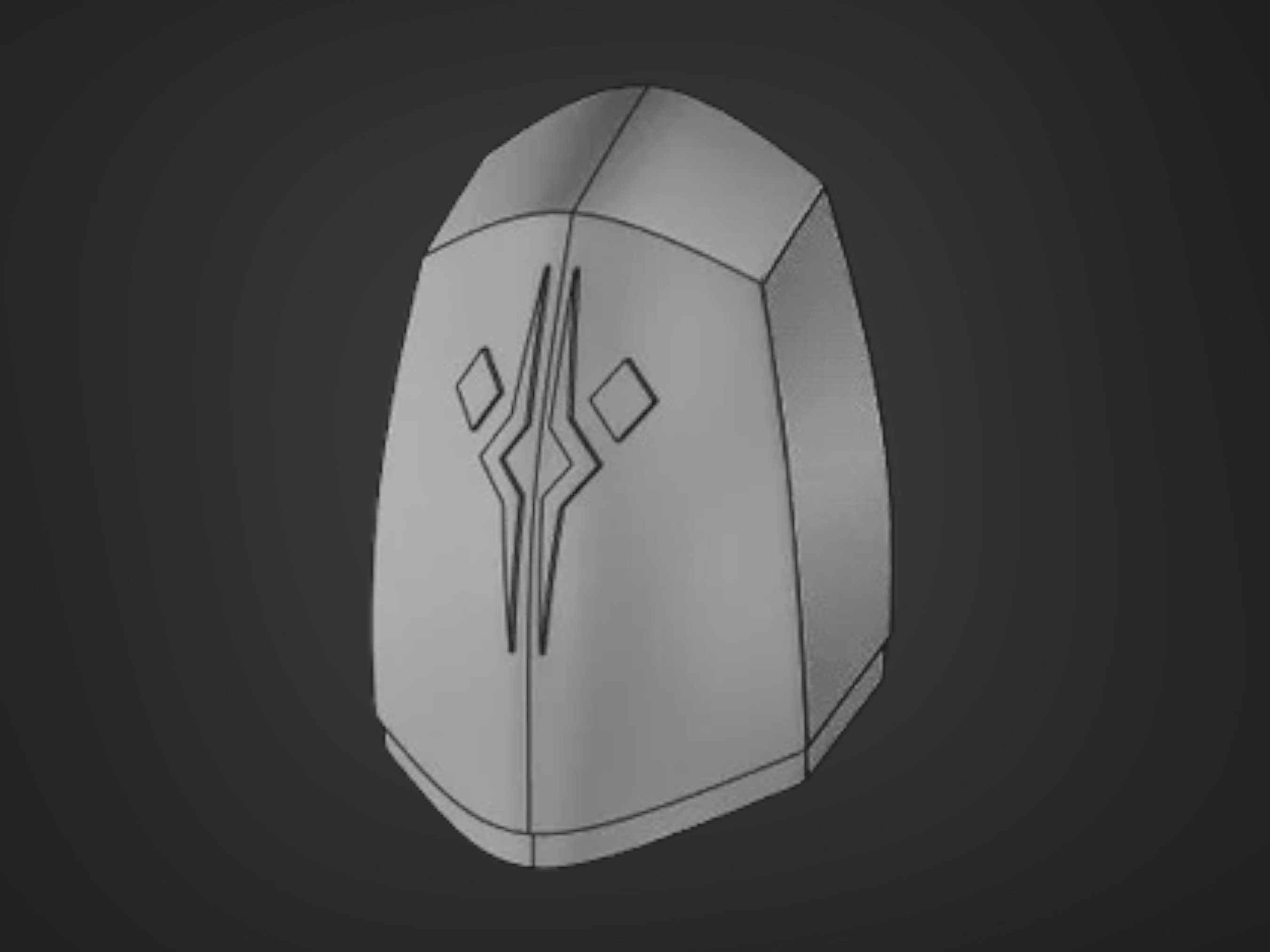 The Banshee Mandalorian Shoulder Armor DIY - Etsy