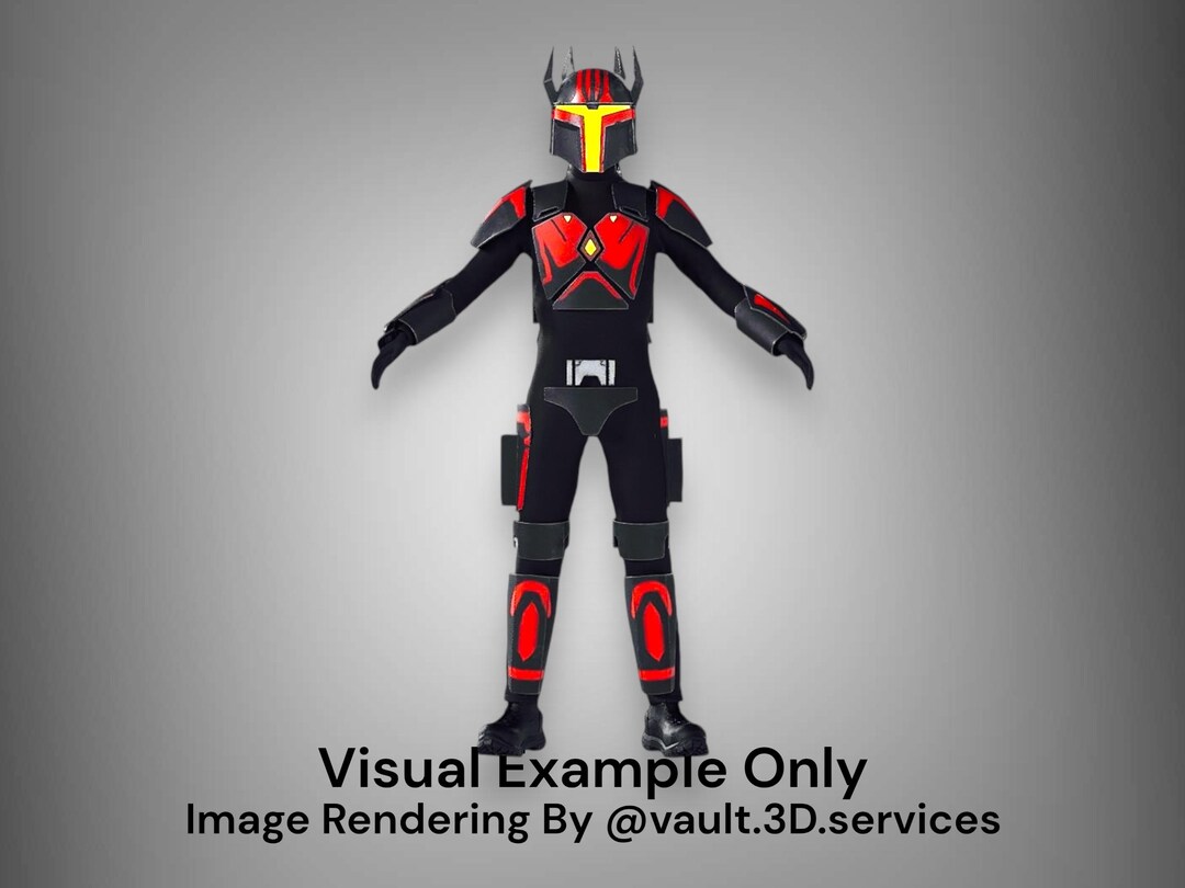 Gar Saxon Mandalorian Armor From the Star Wars Animated Series Clone ...