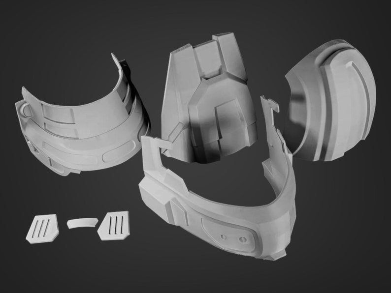 Spartan Mark V MJOLNIR Powered Assault Helmet DIY - Etsy