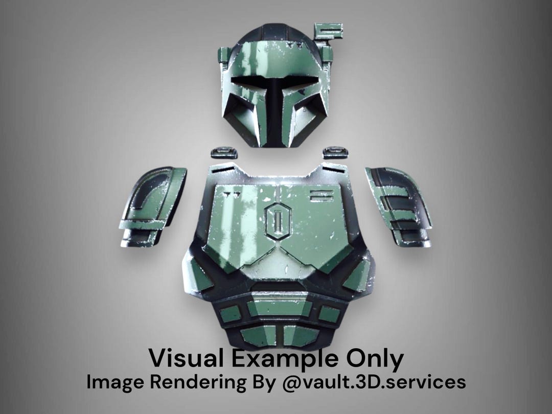 The Juggernaut Armor A Heavy Mandalorian Armor - DIY 3D Printed - Etsy