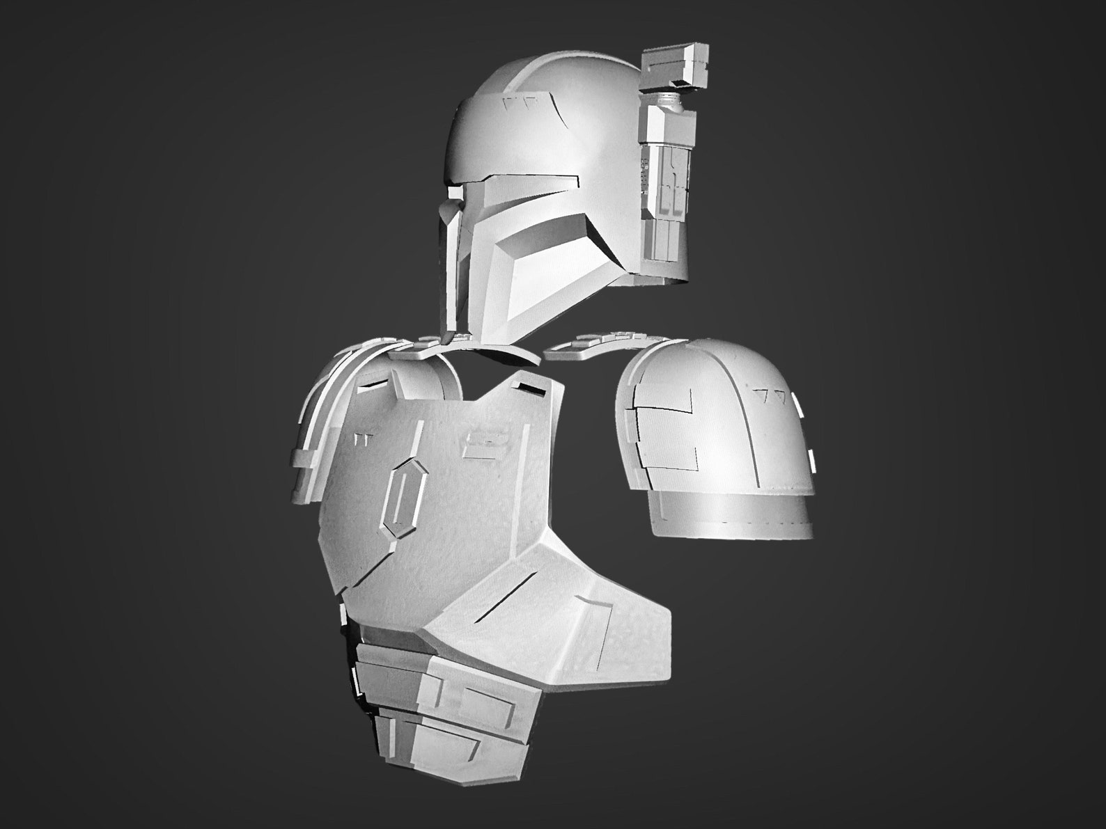 The Juggernaut Armor A Heavy Mandalorian Armor DIY - Etsy
