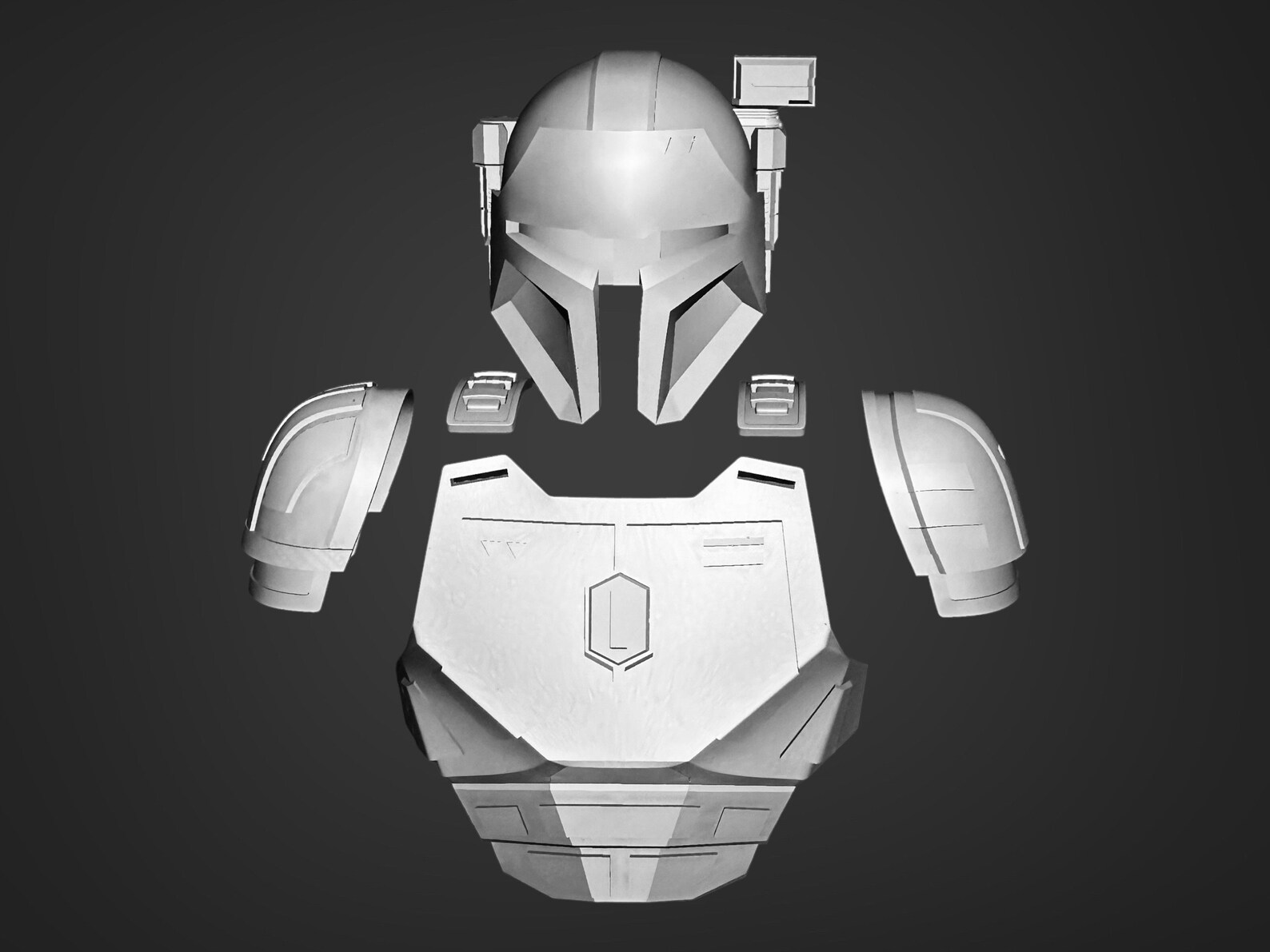 The Juggernaut Armor A Heavy Mandalorian Armor DIY - Etsy