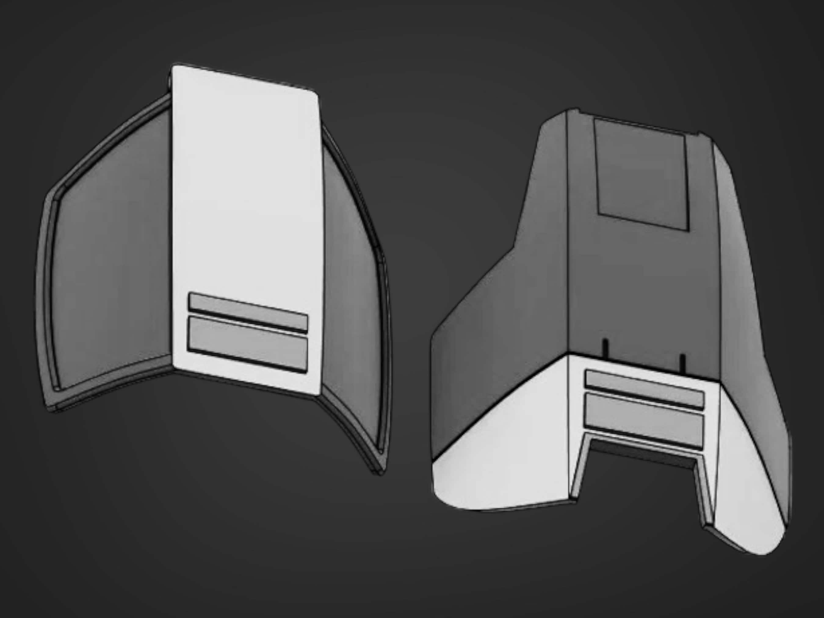 SW-H5K Mandalorian Thigh Plates Armor - DIY - Etsy