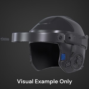 Alex Murphy's Detroit Police Cosplay Helmet - Robocop (1987) - DIY 3D ...