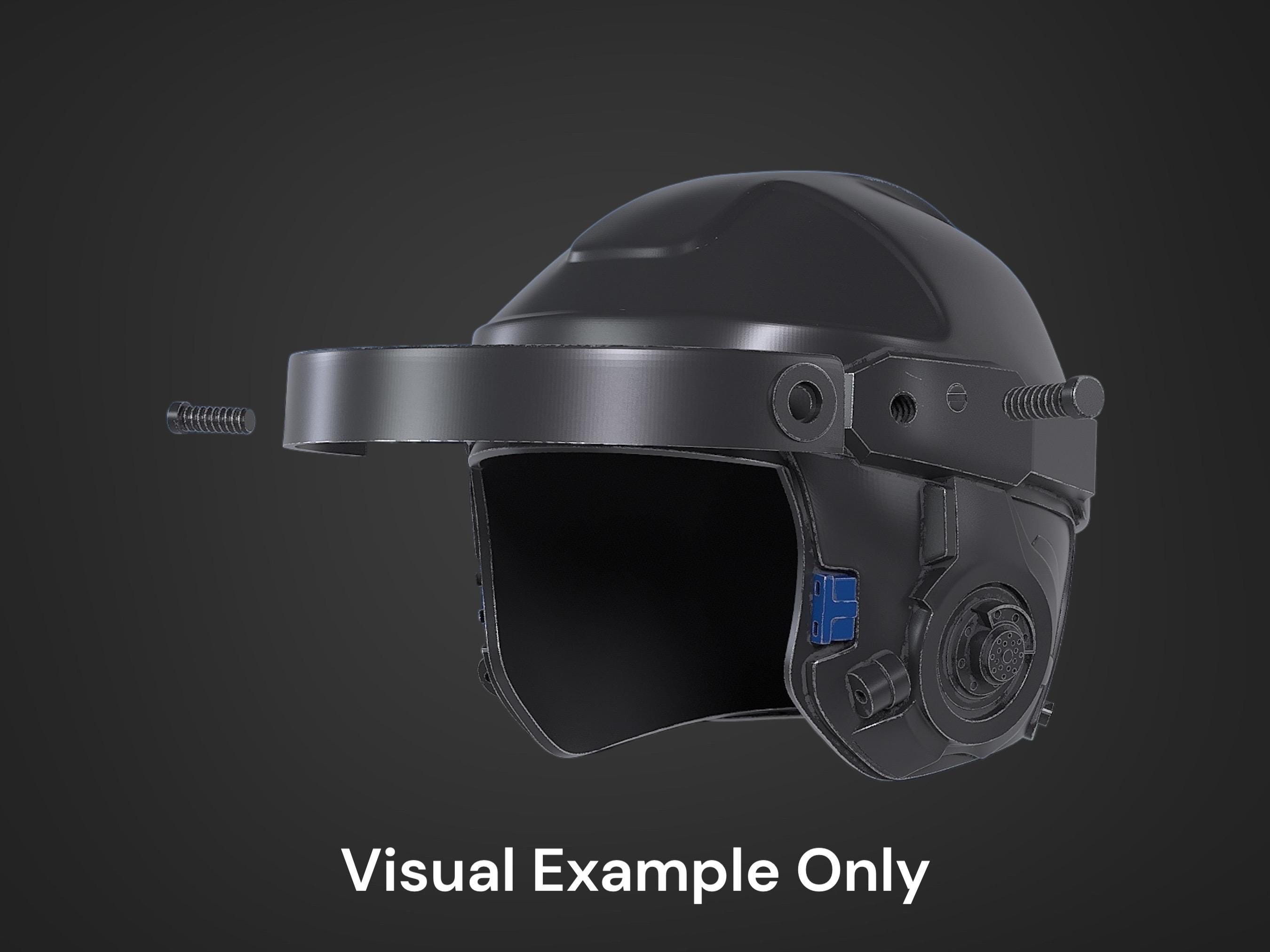 Alex Murphy's Detroit Police Helmet - Robocop (1987) - DIY - Etsy