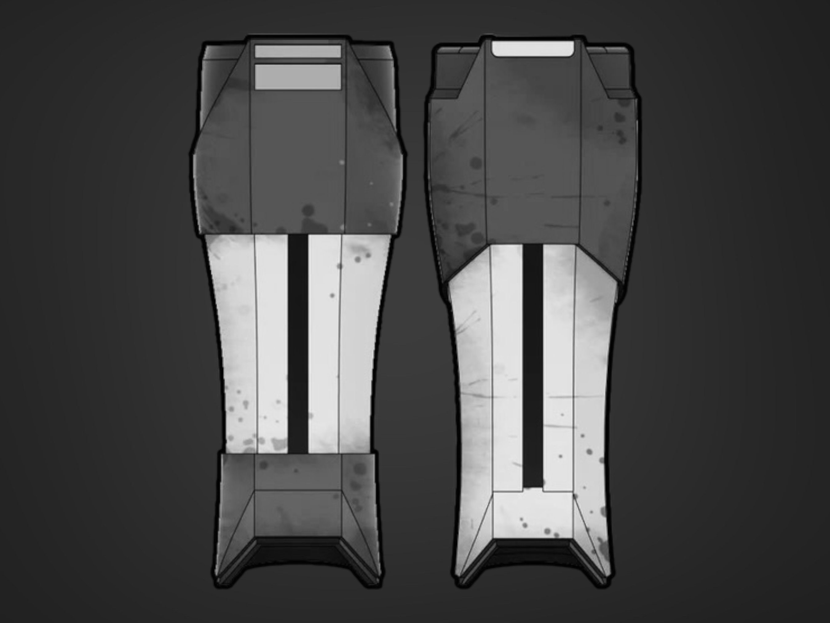 SW-H5K Mandalorian Shin Greaves Armor DIY - Etsy