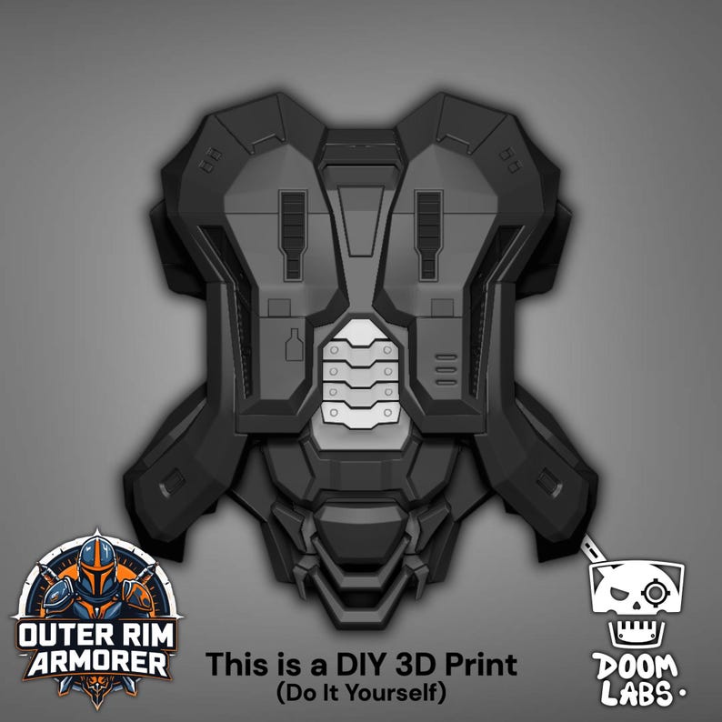 Halo Reach Mark V B MJOLNIR Cosplay Armor - DIY 3D Printed - Etsy