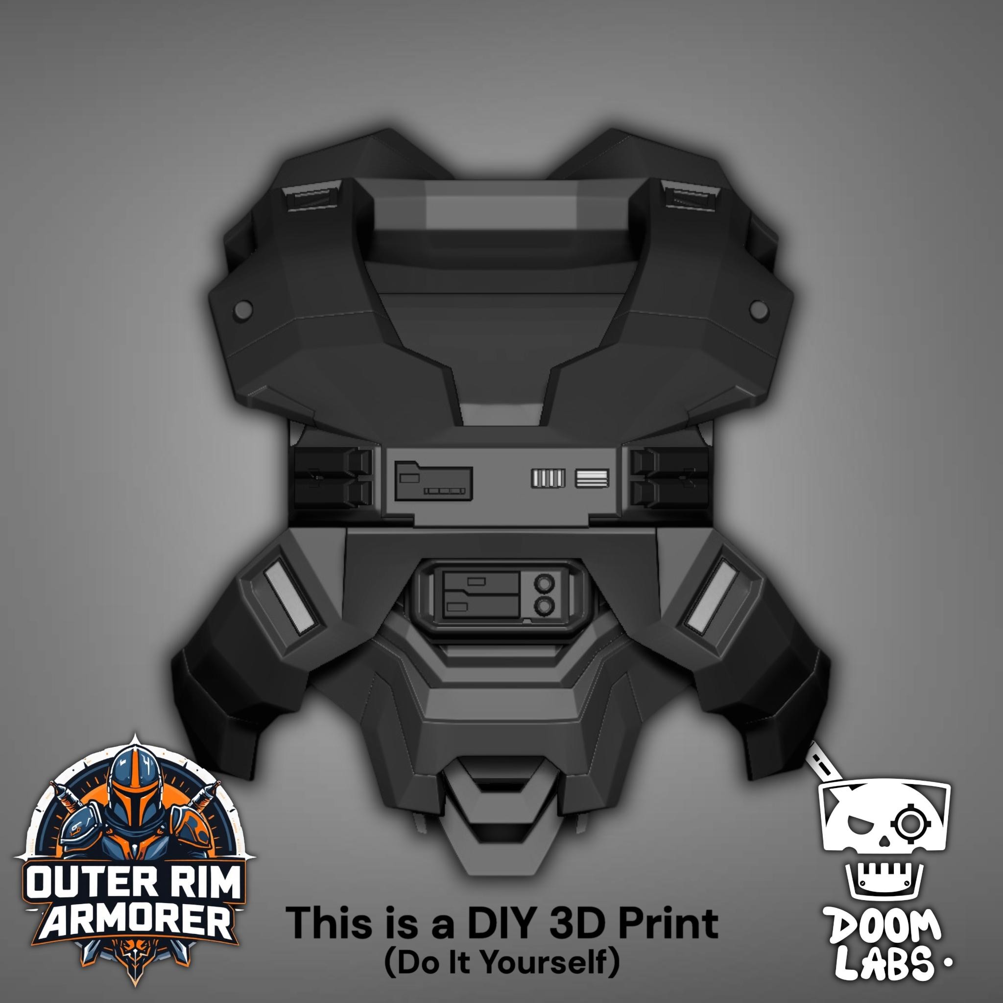 Halo Reach Mark V B MJOLNIR Cosplay Armor - DIY 3D Printed - Etsy