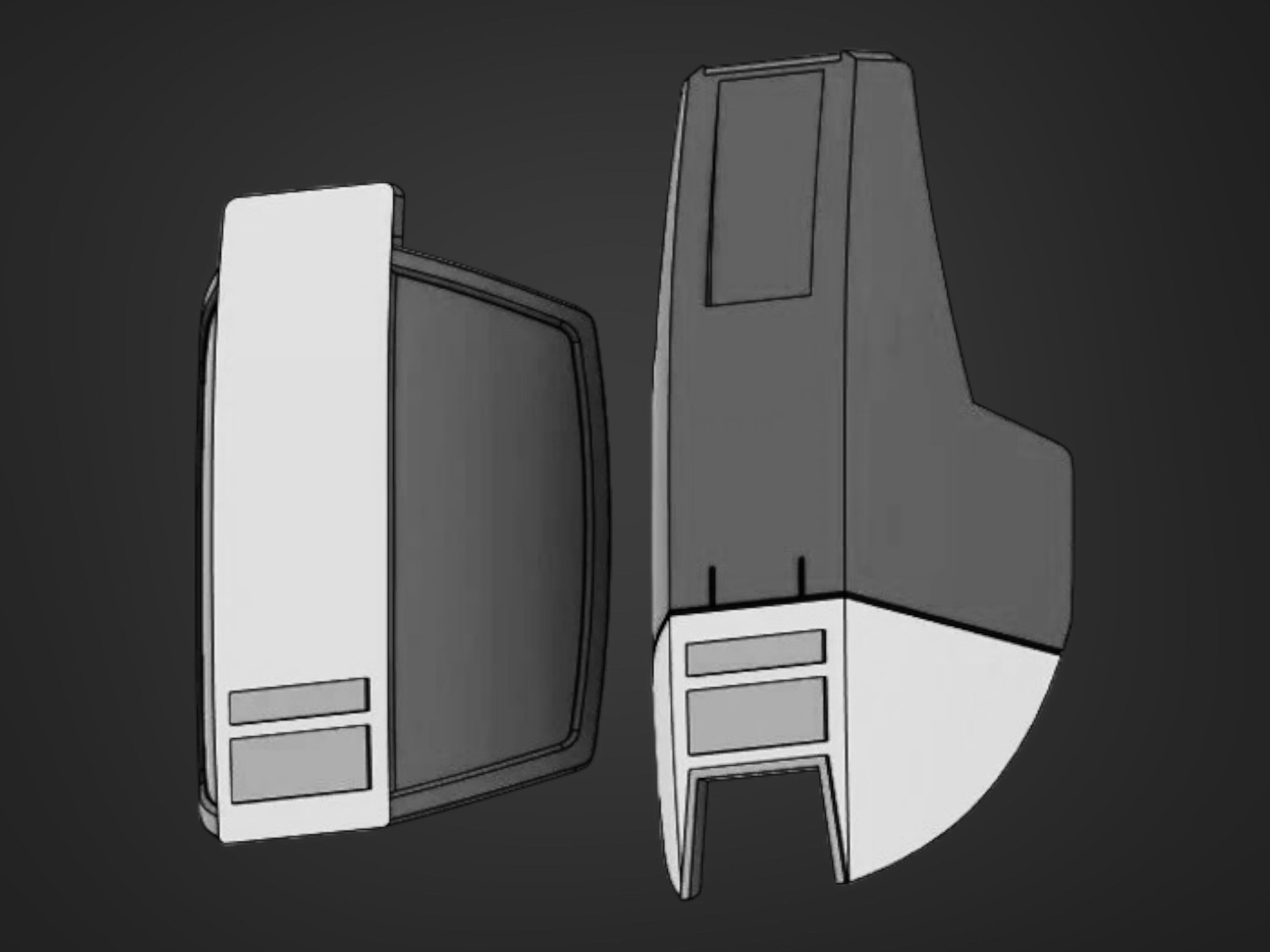 SW-H5K Mandalorian Thigh Plates Armor - DIY - Etsy