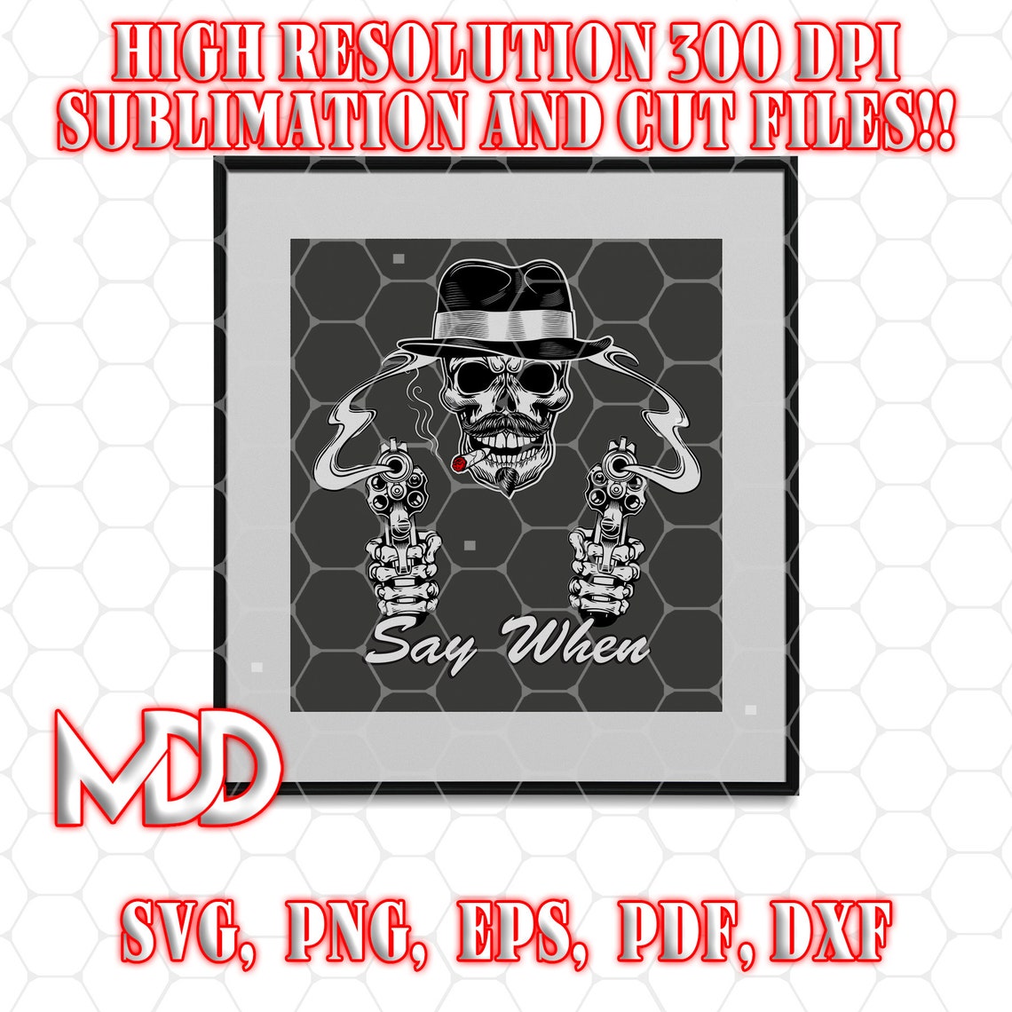 SAY WHEN Say When Doc Holliday Svg Say When Svg - Etsy
