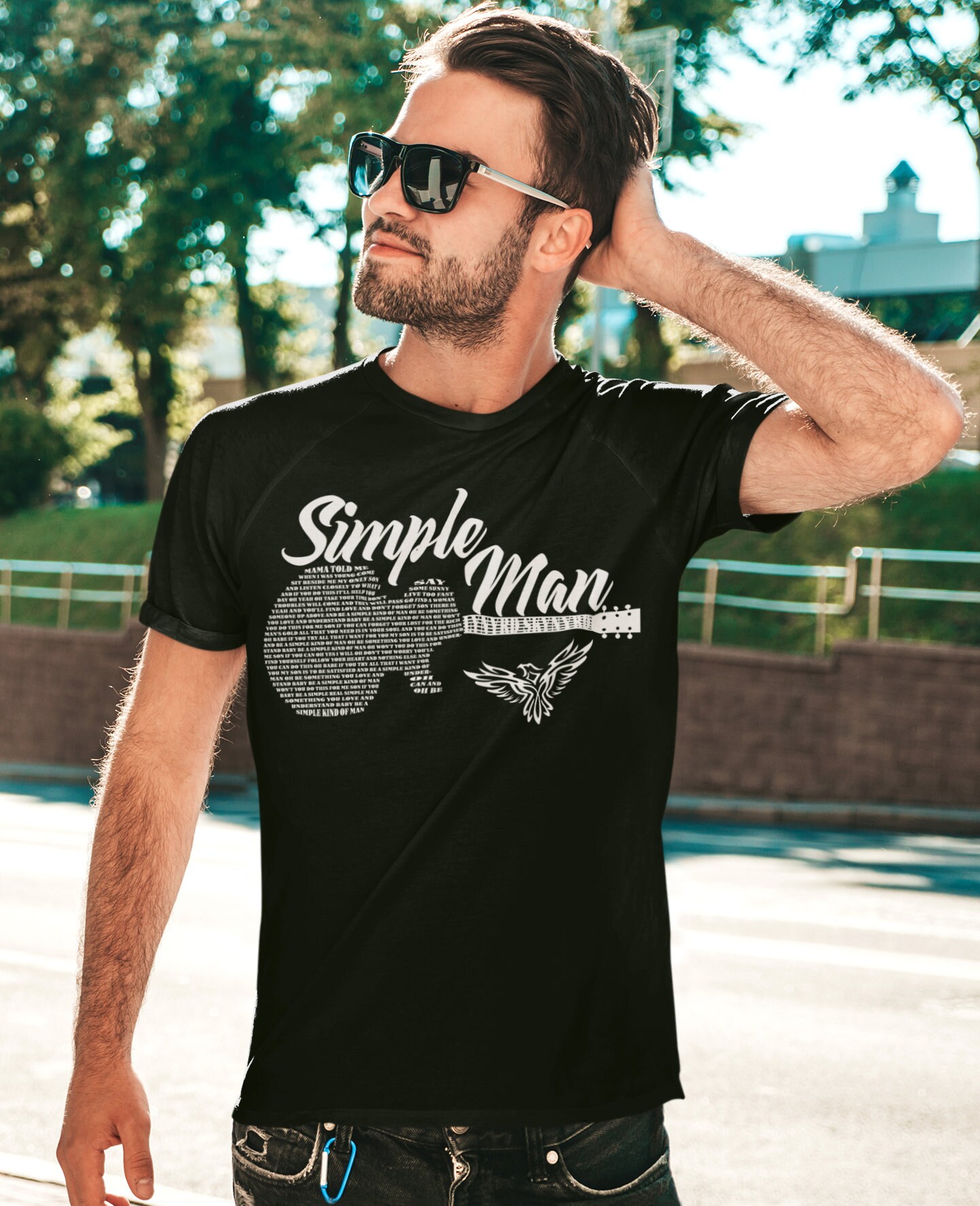 SIMPLE MAN GUITAR Simple Man Guitar Lyrics Svg Simple Man - Etsy