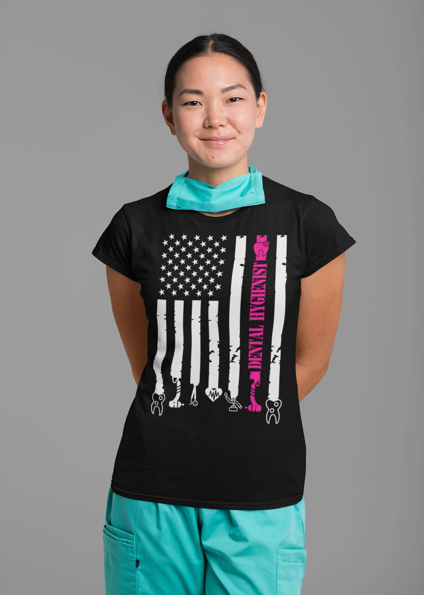 DENTAL HYGIENIST FLAG Dentist Flag 2021 Svg Essential | Etsy