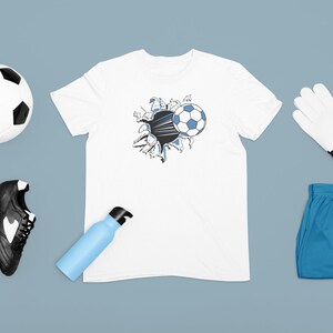 Soccer Ball Explosion Design (svg, Png, Dxf, Eps, Pdf) Digital Download ...