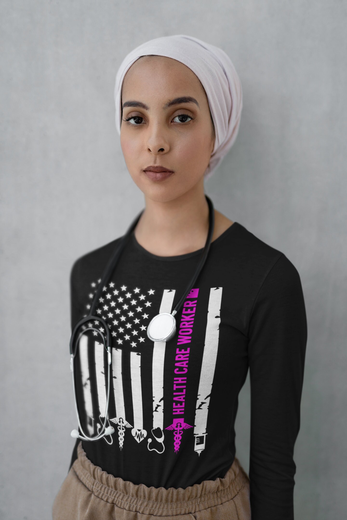 HEALTHCARE WORKER DESIGN / Health Care Worker Flag Svg / | Etsy