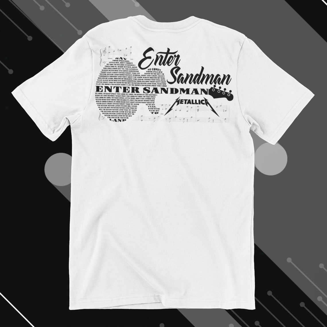 WORD ART GUITAR Lyrics Sandman Svg Guitar Lyrics Svg Png - Etsy