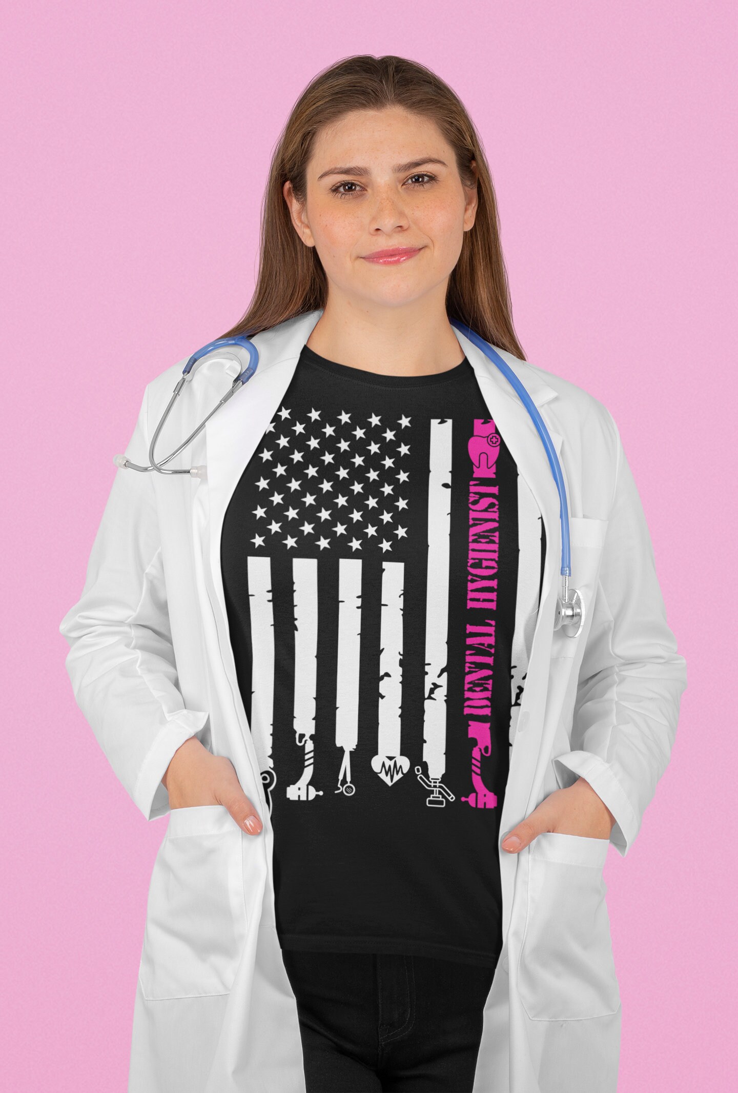 DENTAL HYGIENIST FLAG Dentist Flag 2021 Svg Essential | Etsy