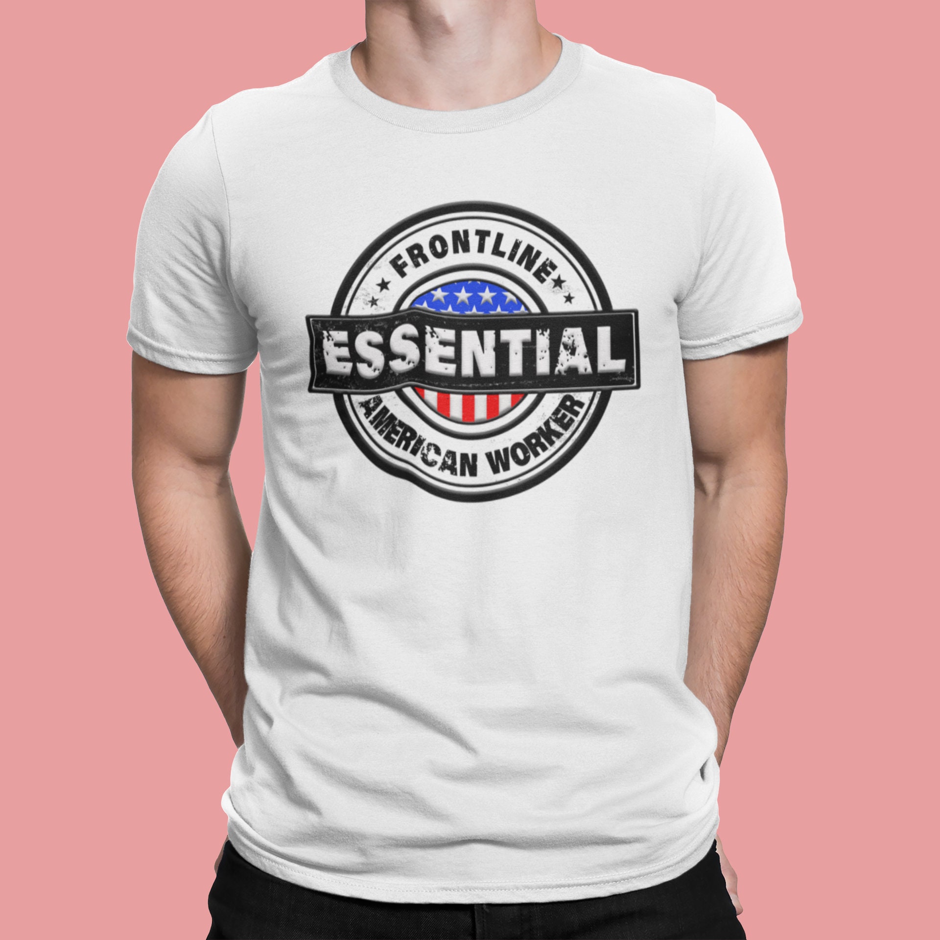 FRONTLINE ESSENTIAL WORKER Frontline Essential Worker Design - Etsy