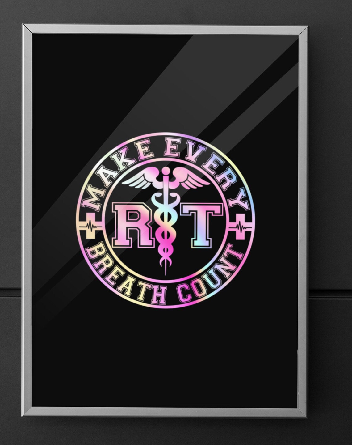 RESPIRATORY THERAPIST LOGO Make Every Breath Count Medic - Etsy