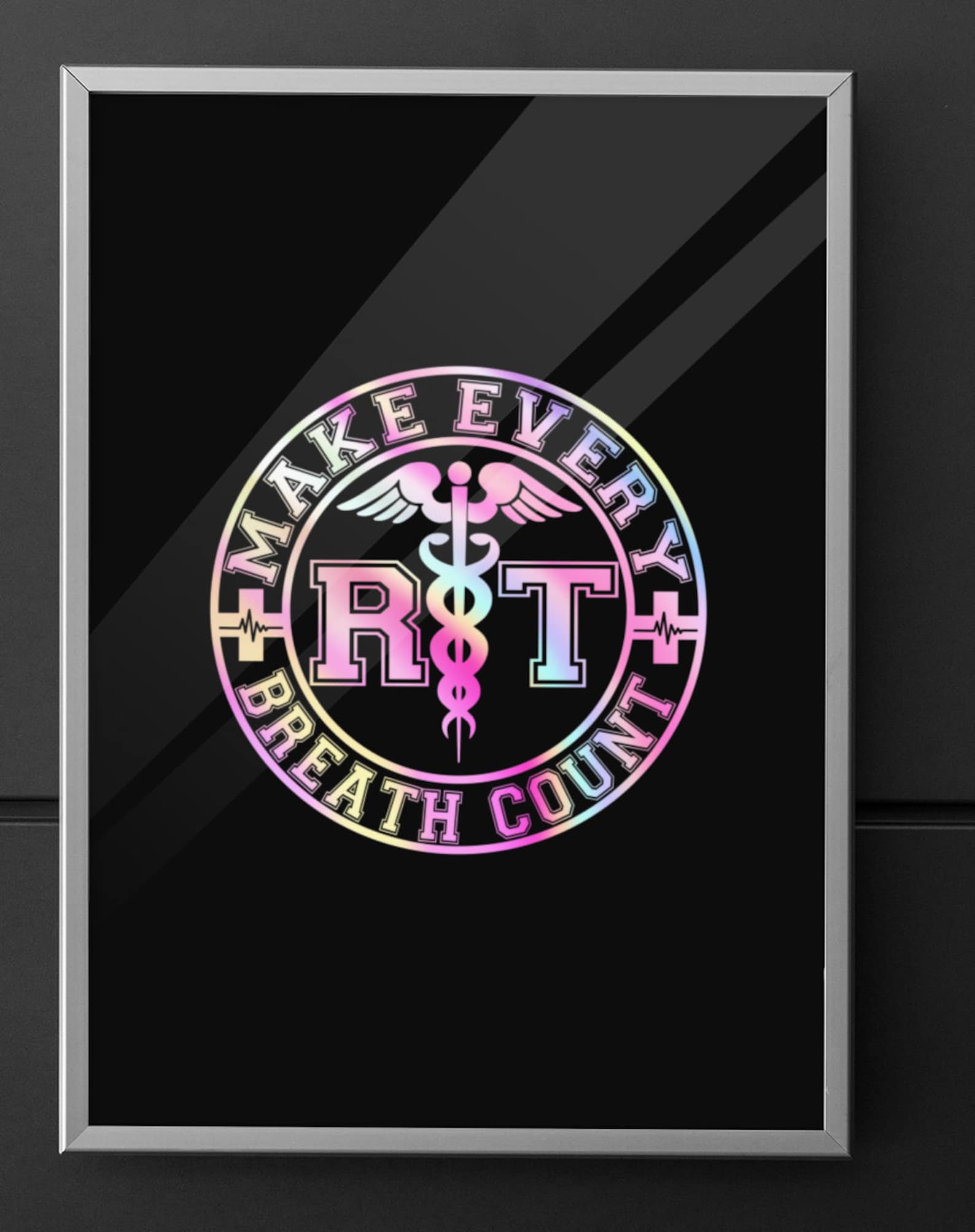 RESPIRATORY THERAPIST LOGO Make Every Breath Count Medic - Etsy