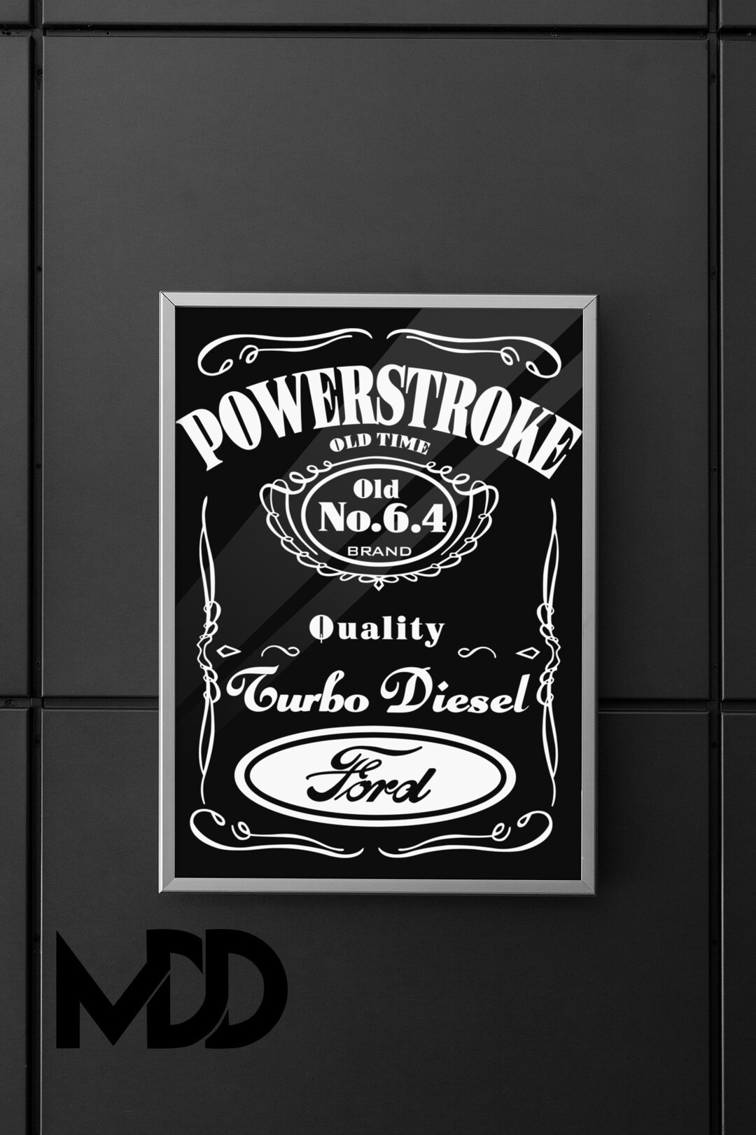 POWERSTROKE FORD DIESEL 6.4 | Turbo Label Design | Ford Svg | Truck ...