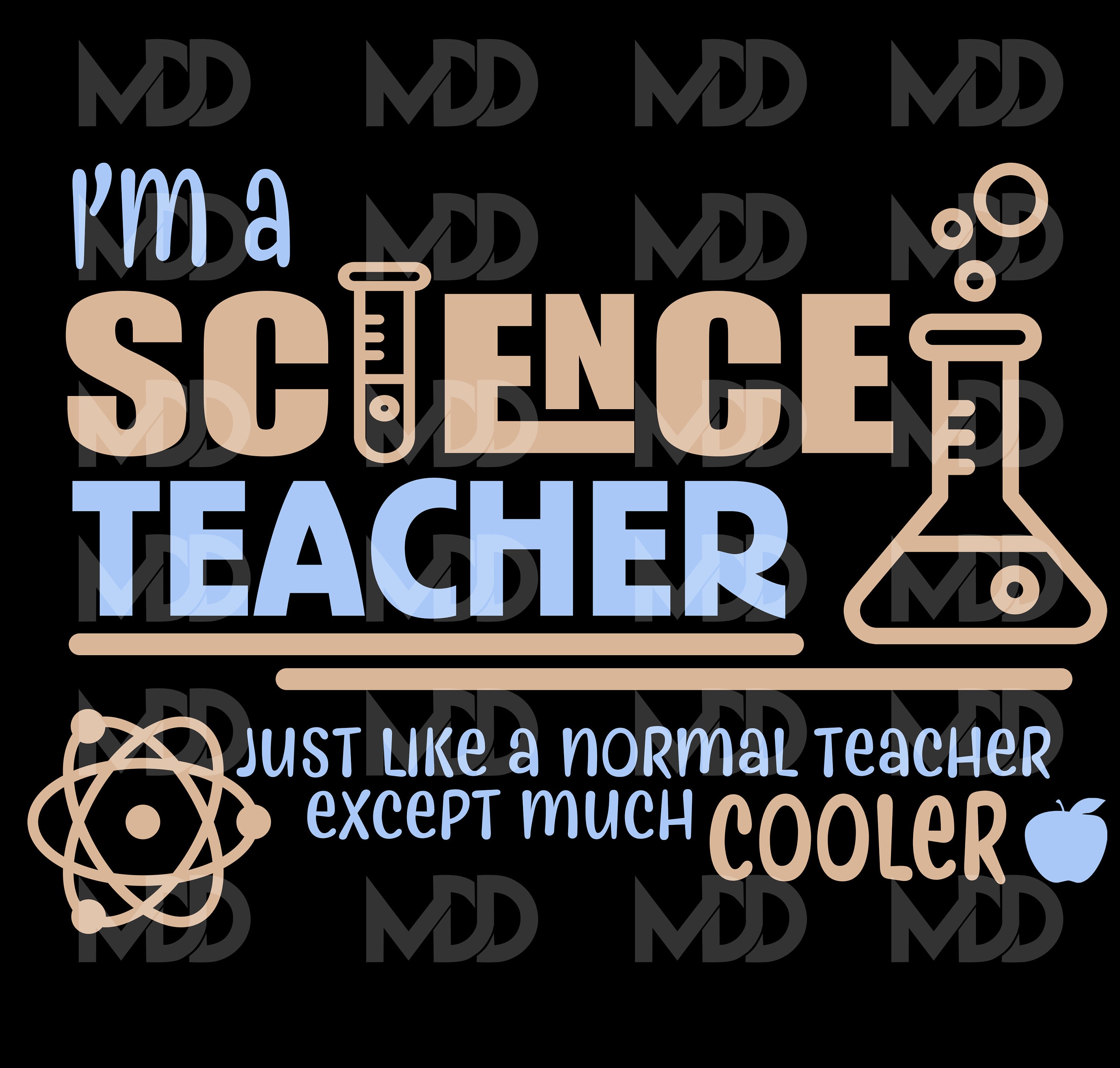 IM A SCIENCE TEACHER Im a Science Teacher Just Like a Normal - Etsy