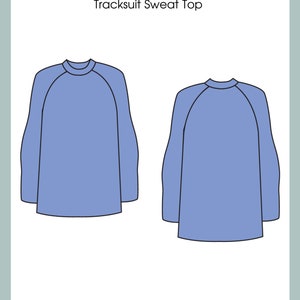 Tracksuit Set Pdf Sewing Pattern Block /training Set/ Raglan - Etsy